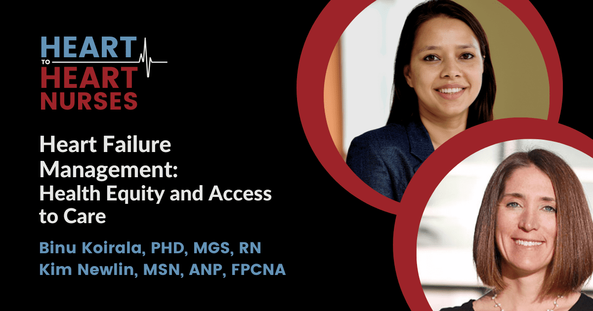 Podcast Episode - Heart Failure Mgmt: Health Equity & Access to Care - PCNA