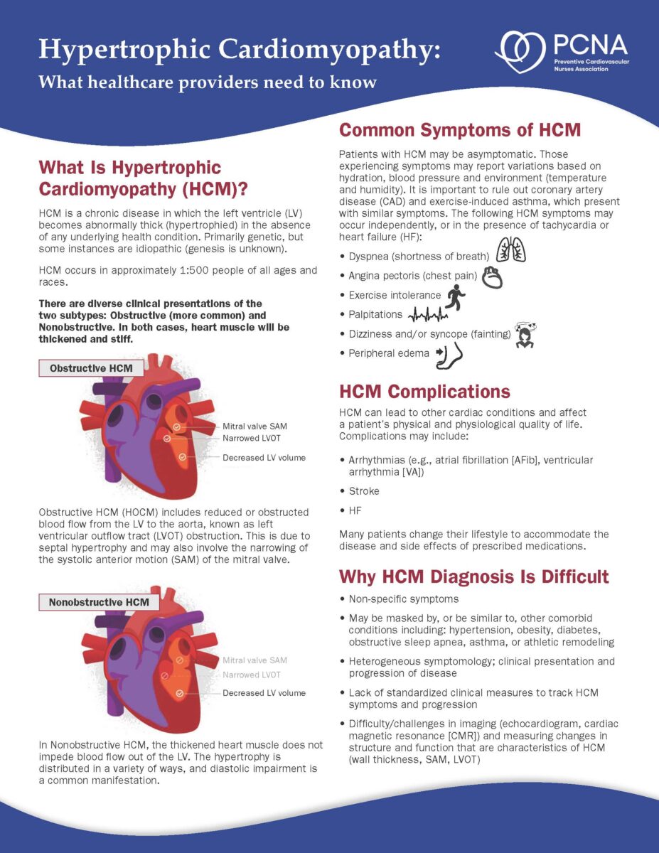 Hypertrophic Cardiomyopathy: What Healthcare Providers Need to Know – PCNA