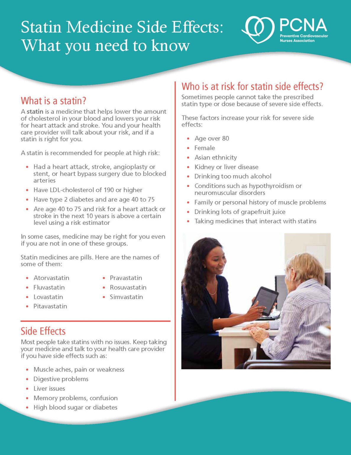 Triglycerides: What You Need to Know Fact Sheet – PCNA