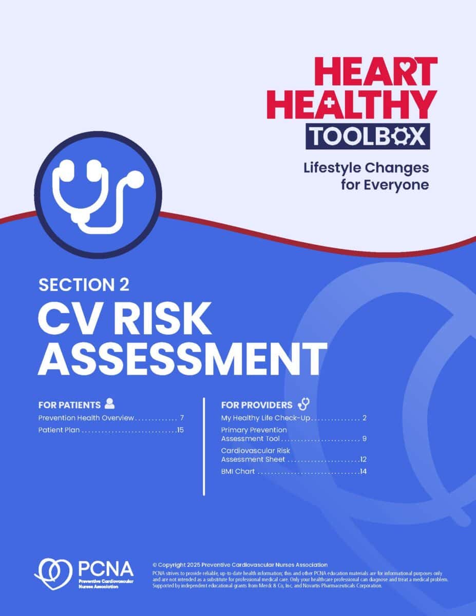Cardiovascular Risk Assessment – Heart Healthy Toolbox – PCNA
